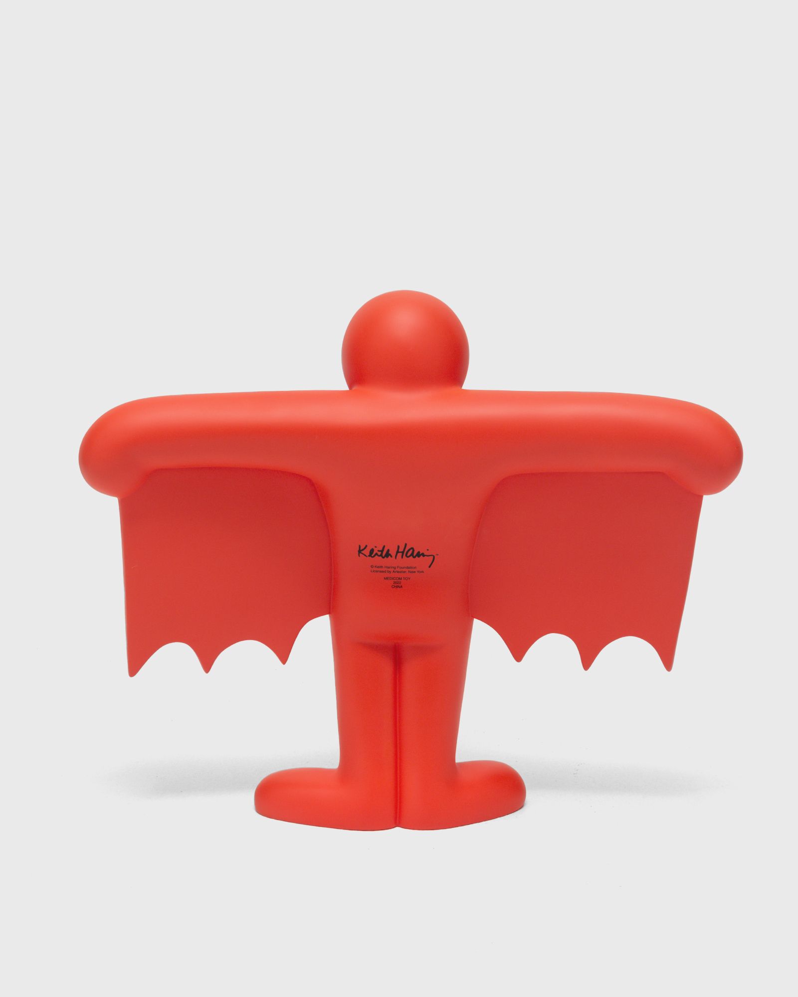 MEDICOM KEITH HARING FLYING DEVIL STATUE ORIGINAL Red | BSTN Store