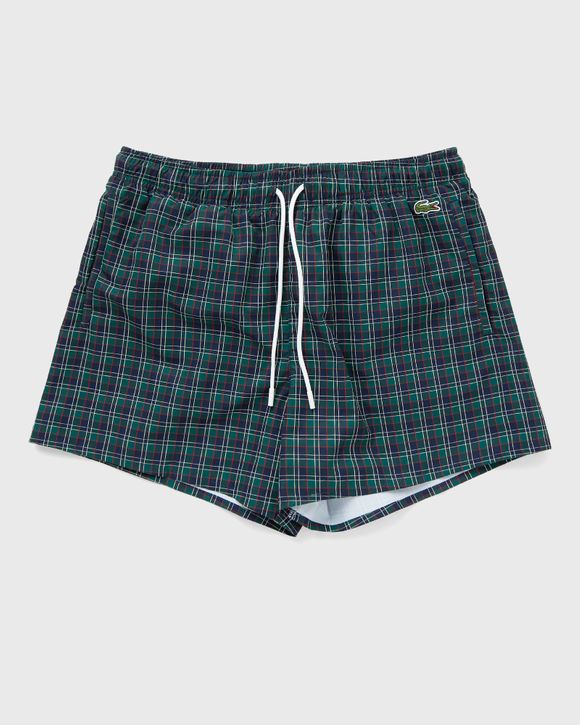 Lacoste SHORT PRINTED SWIM TRUNKS Blue BSTN Store