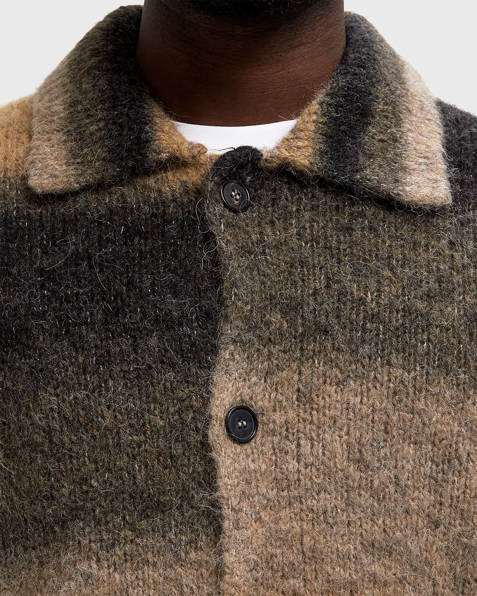 Norse Projects Erik Gradient Alpaca Wool Jacket Beige | BSTN Store