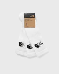 The North Face MULTI SPORT CUSH CREW SOCK 3P White | BSTN Store