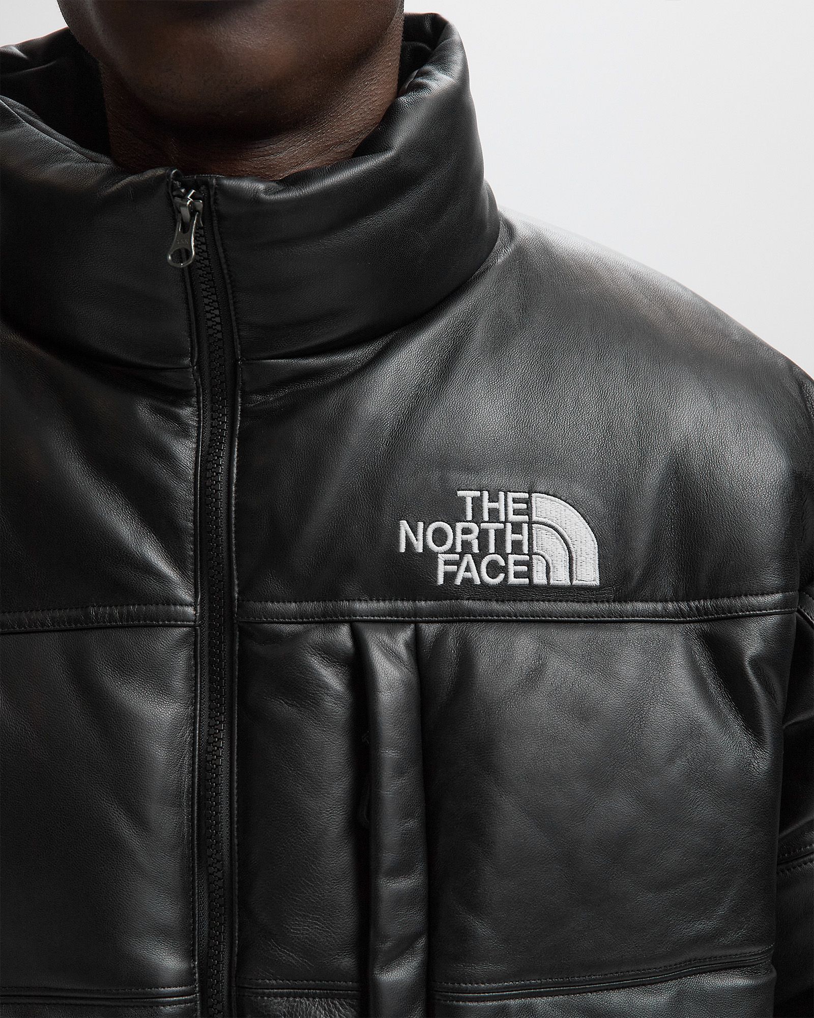 The North Face Leather Pack Summit Jacket Black | BSTN Store