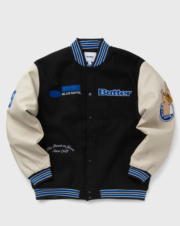 Butter Goods Blue Note Varsity Jacket Blue/Beige | BSTN Store
