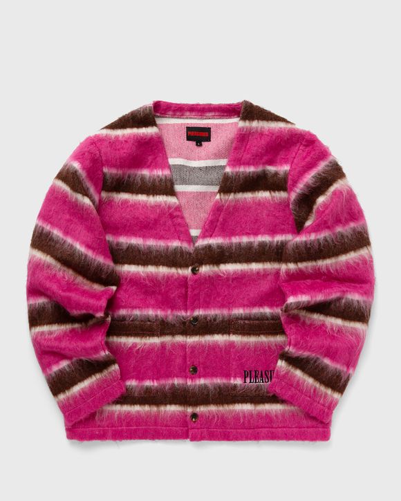 Pleasures STACK CARDIGAN Pink | BSTN Store