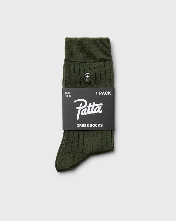 PATTA Patta Basic Dress Socks Green | BSTN Store