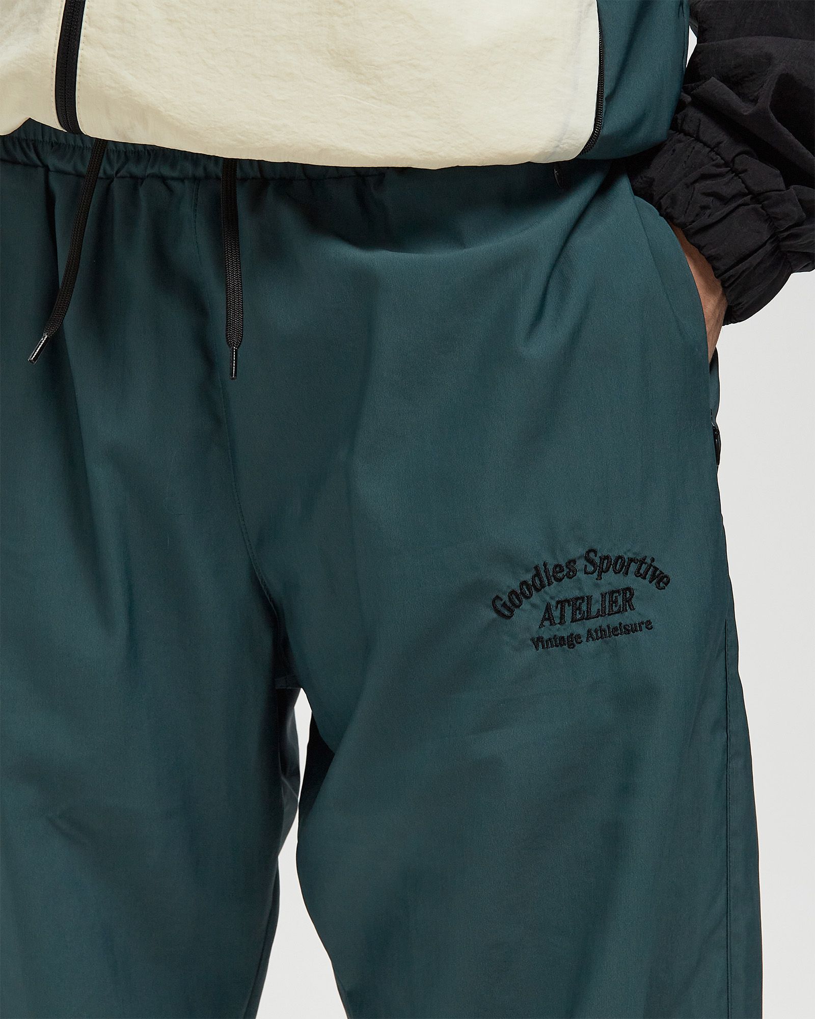Goodies Sportive PRE-INTERNET TRACKSUIT PANTS Green | BSTN Store
