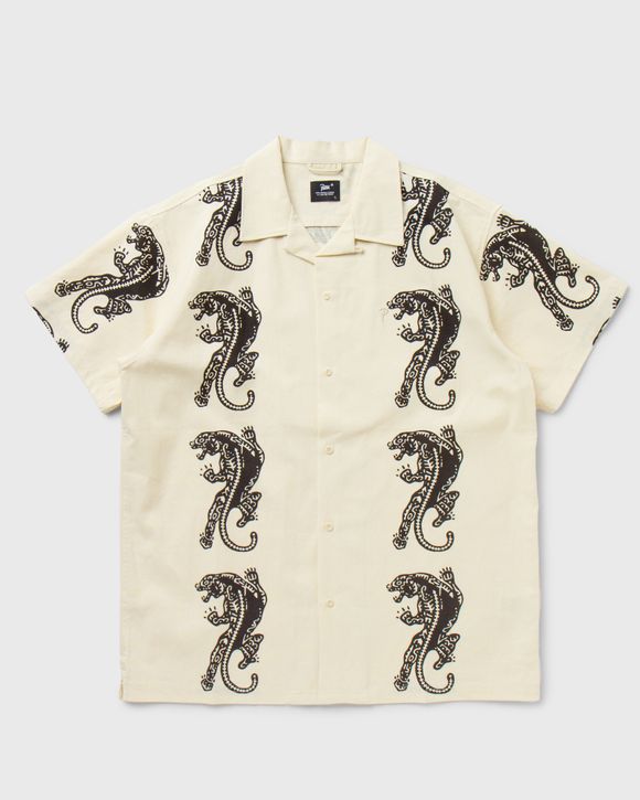 PATTA Block Print Panther Shortsleeve Shirt White | BSTN Store