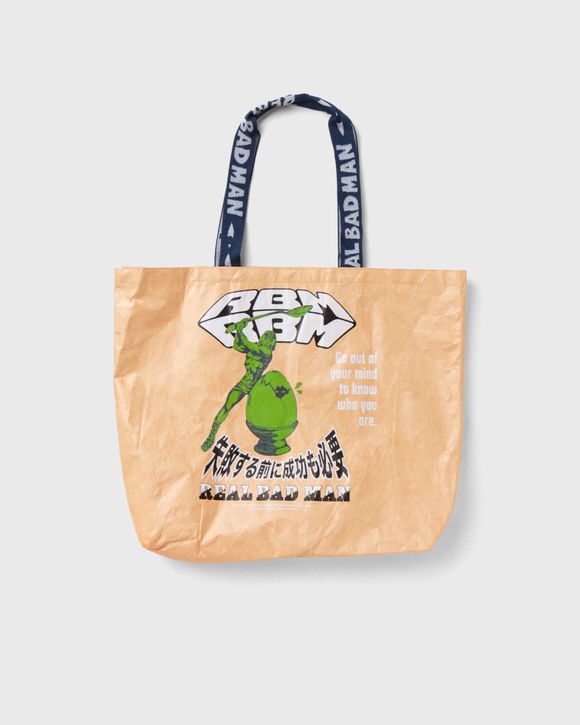 Real Bad Man OUT OF YOUR MIND TYVEK TOTE BAG Yellow | BSTN Store