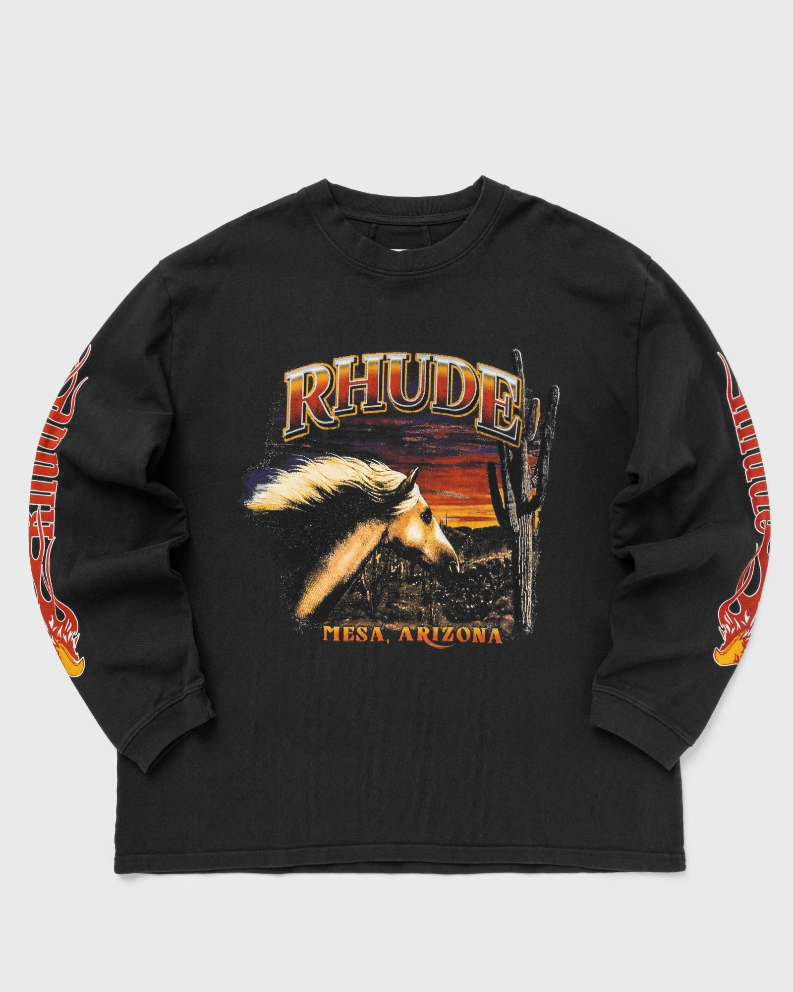 Rhude MESA STALLION LS TEE Black | BSTN Store
