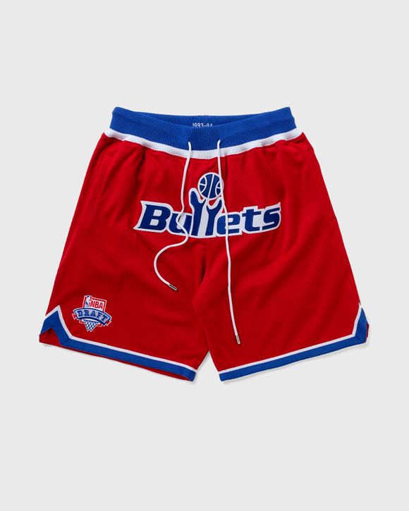 Mitchell & Ness NBA JUST DON HARDWOOD CLASSICS SHORT WASHINGTON BULLETS ...