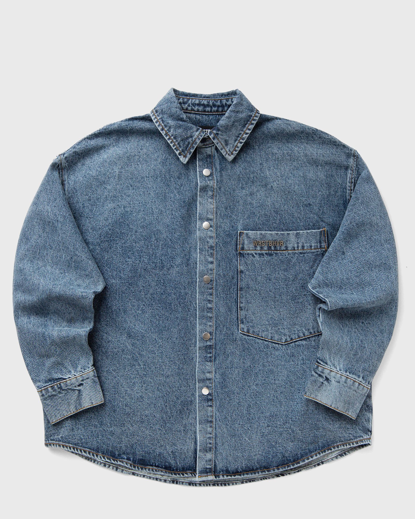 WRSTBHVR LARGO DENIM SHIRT Blue | BSTN Store
