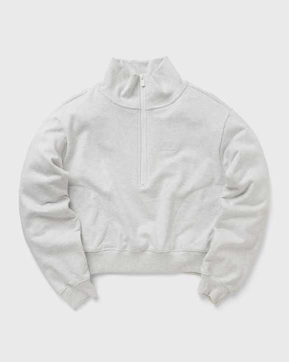 New Balance Athletics Remastered French Terry 1/4 Zip Grey | BSTN Store