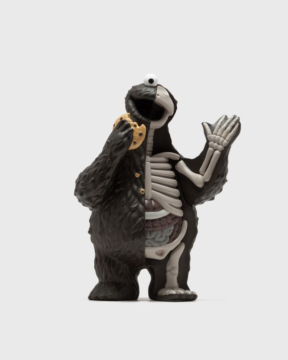 Mighty Jaxx XXRAY PLUS: Sesame Street Cookie Monster Mono Edition Grey ...